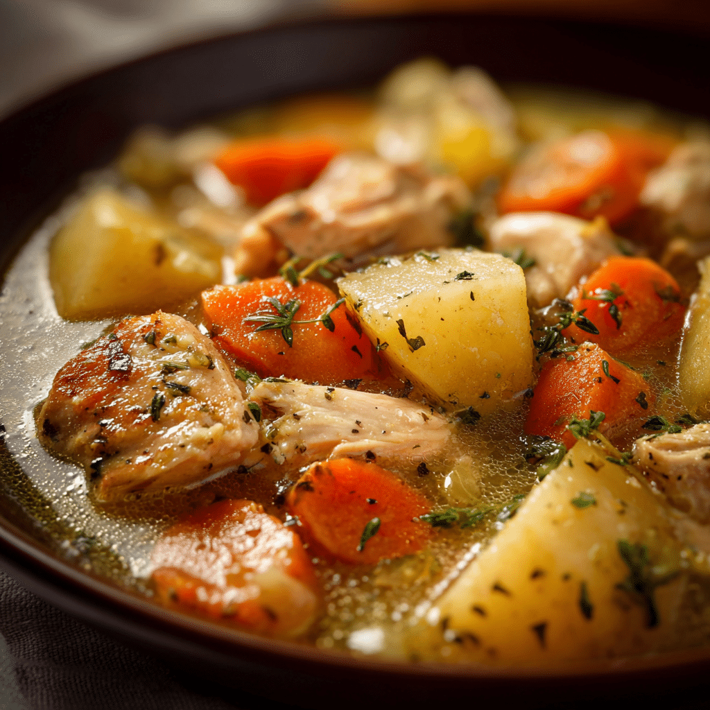 Chicken Stew with Potatoes & Carrots