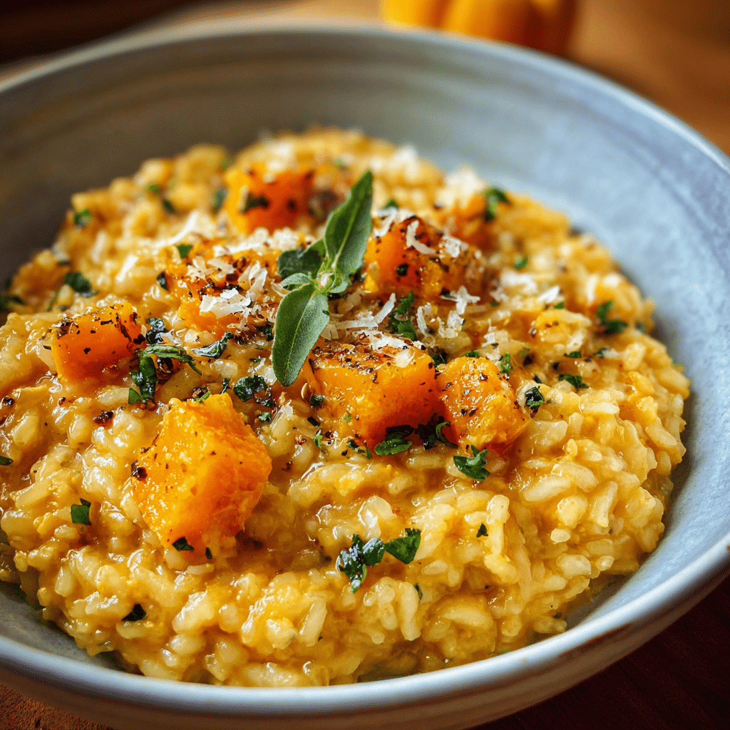 Creamy Roasted Butternut Squash Risotto