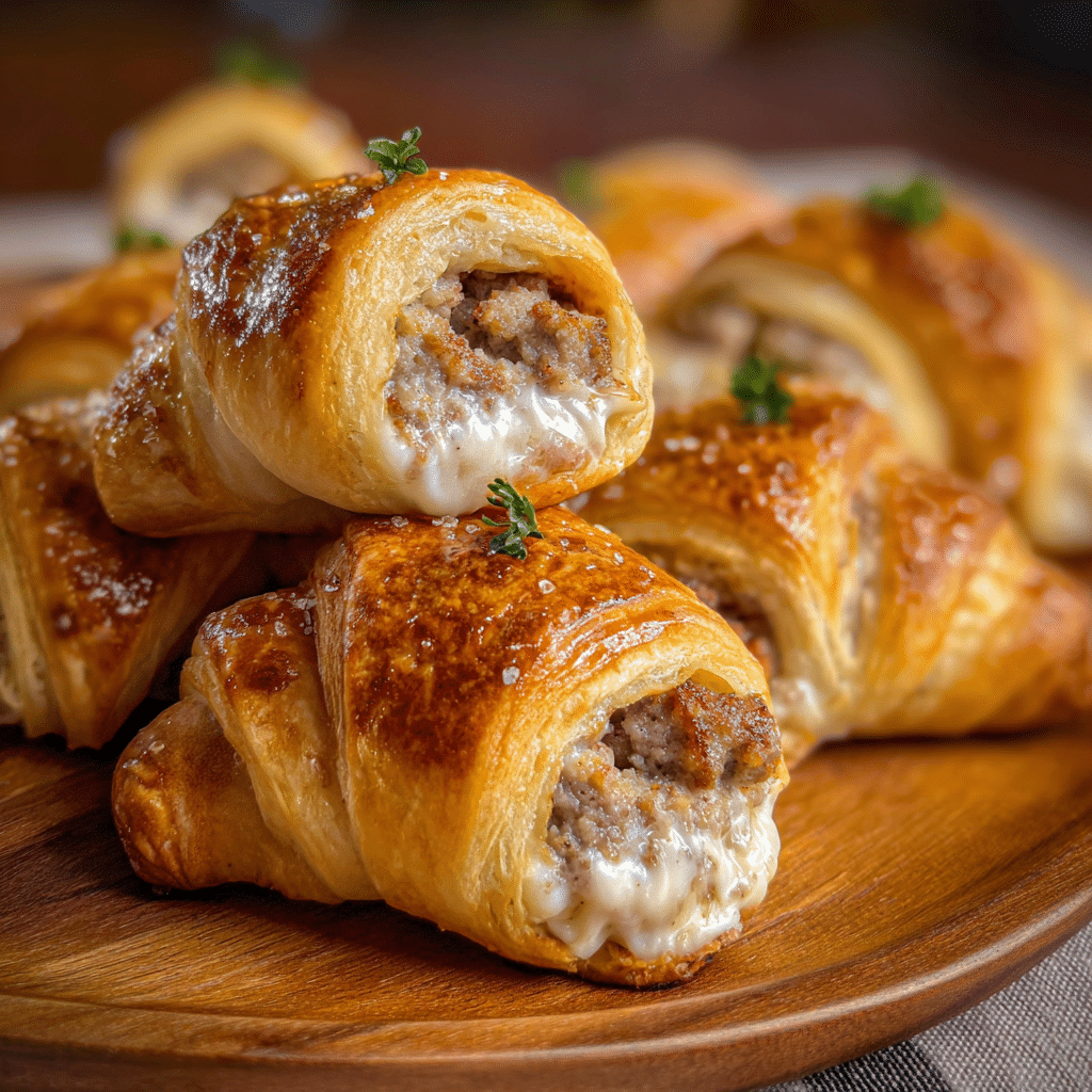 Sausage Cream Cheese Crescents