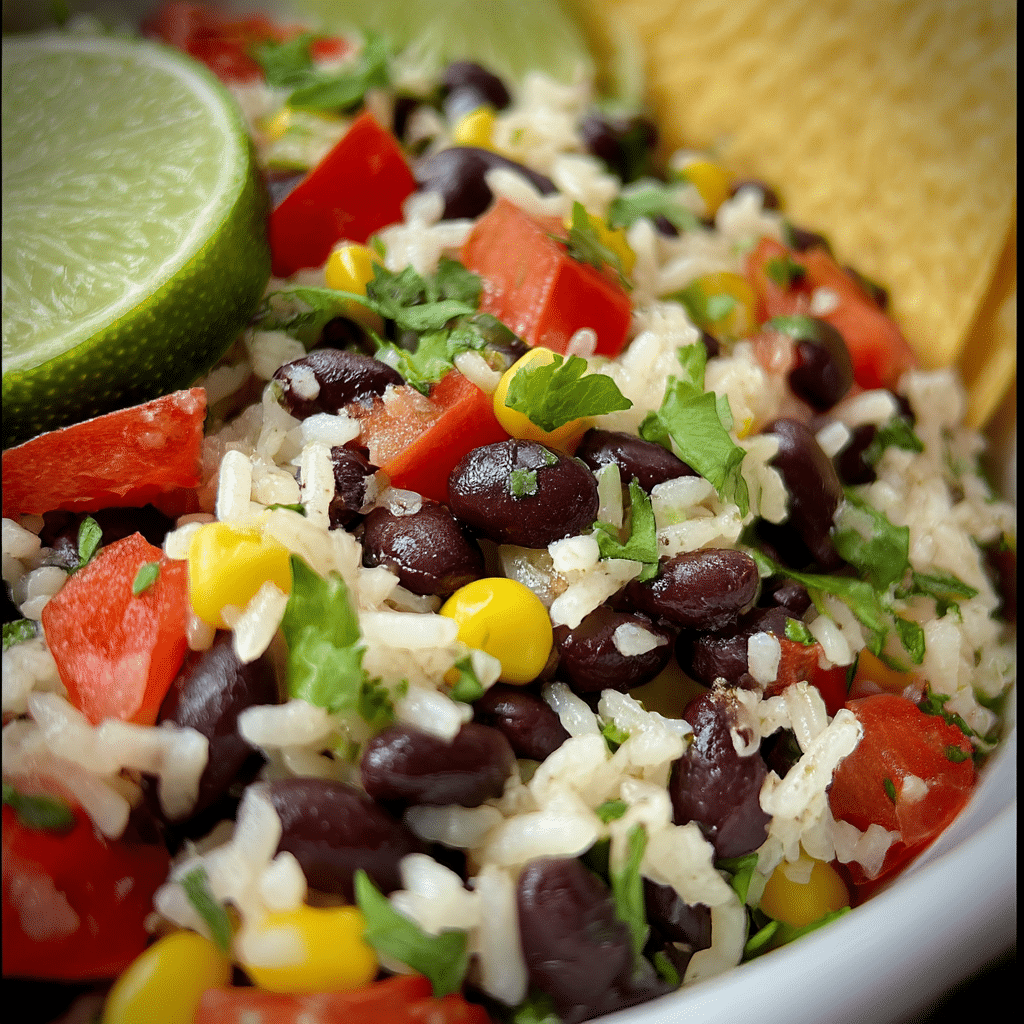 Black Bean and Rice Salad