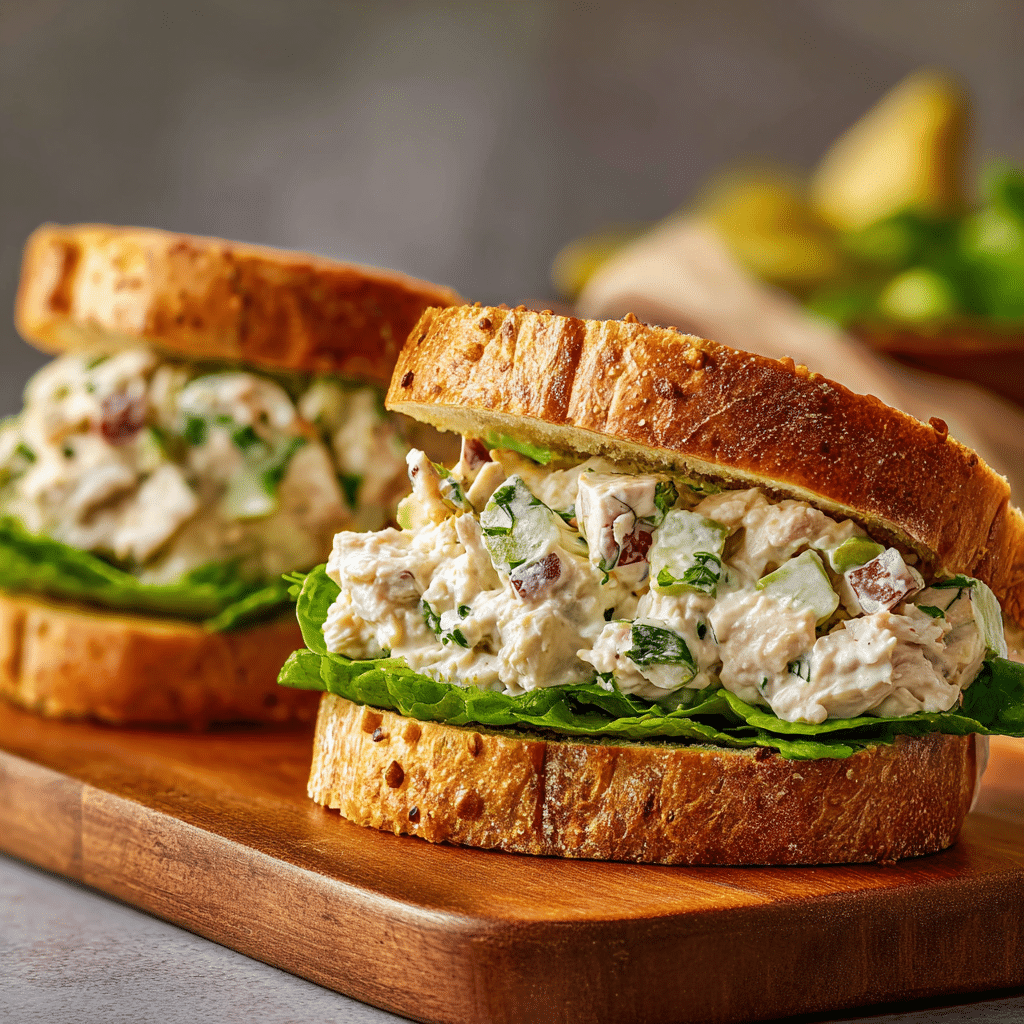 Classic Chicken Salad Sandwiches