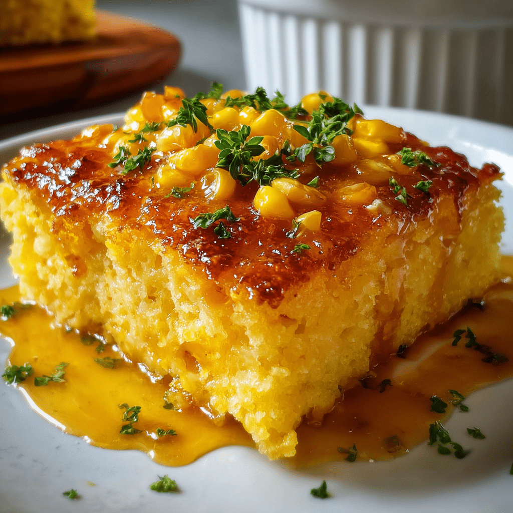 Honey Glazed Corn Casserole