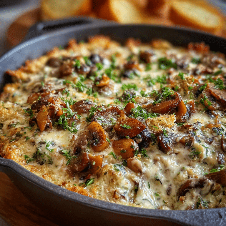 Stuffed Mushroom Dip
