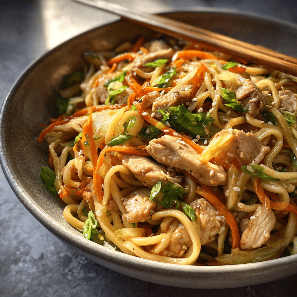 Easy Chicken Lo Mein