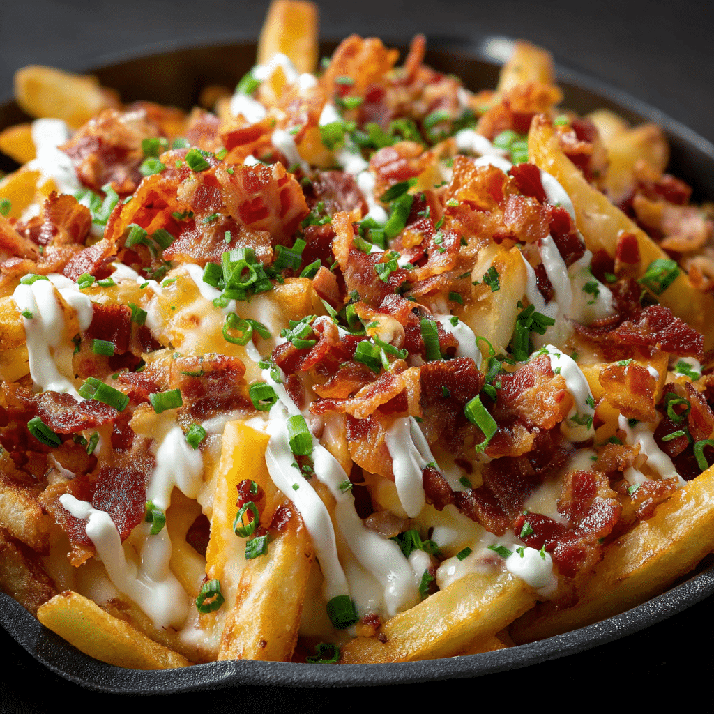 Loaded Fries with Bacon