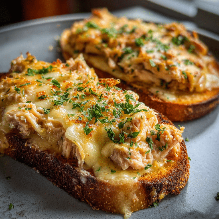 15-Minute Tuna Melt Toasts